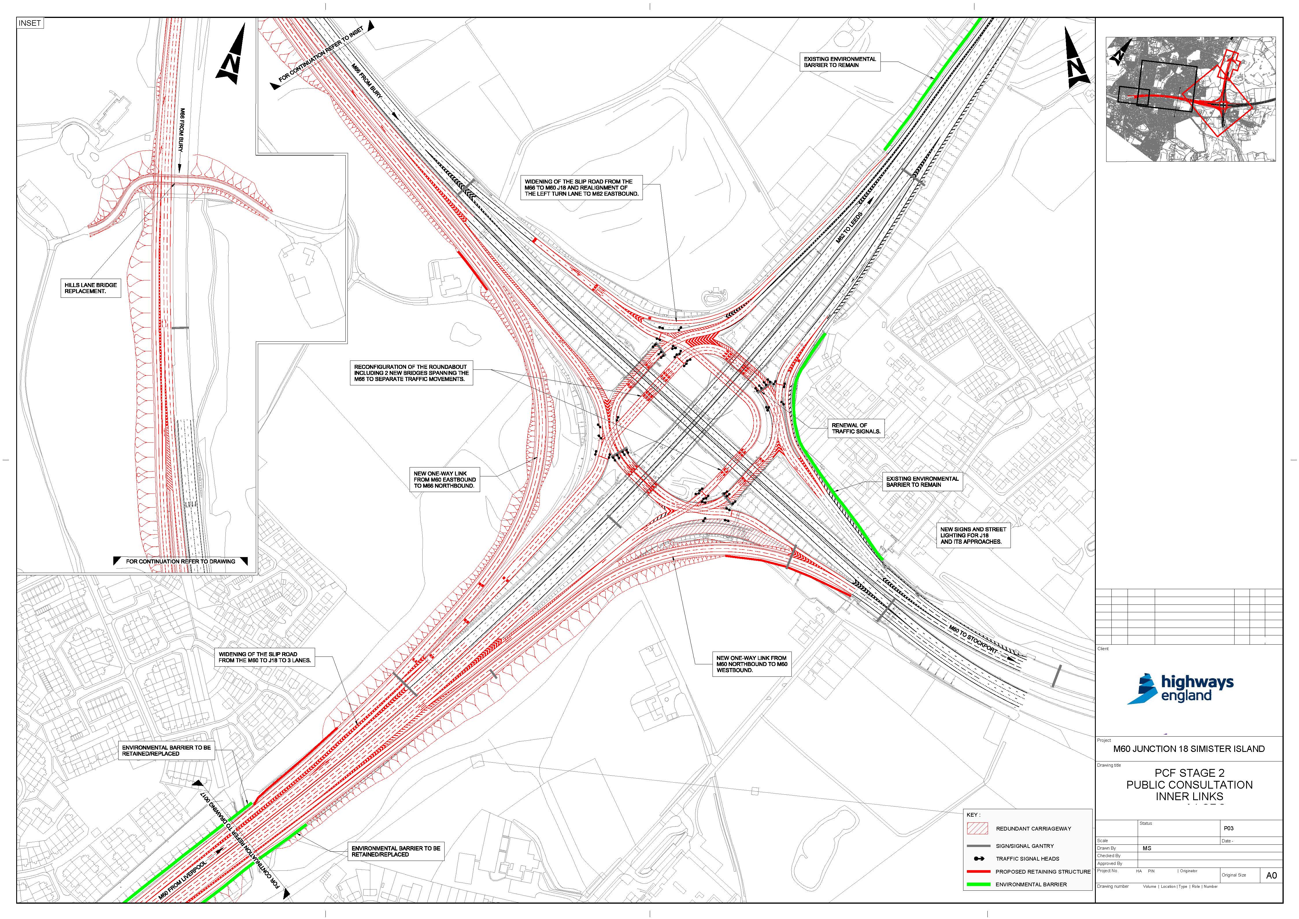 M60 junction 18 Simister Island Interchange - National Highways