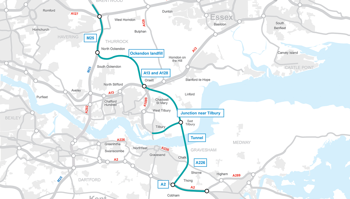 Lower Thames Crossing proposals | Thames crossing | Thurrock Council